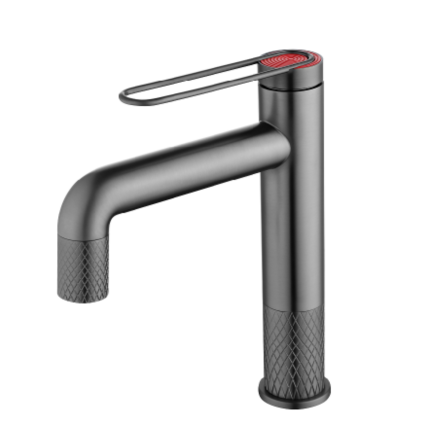 Смеситель для раковины M-size Minotti Capri gun metal купить в магазине ...